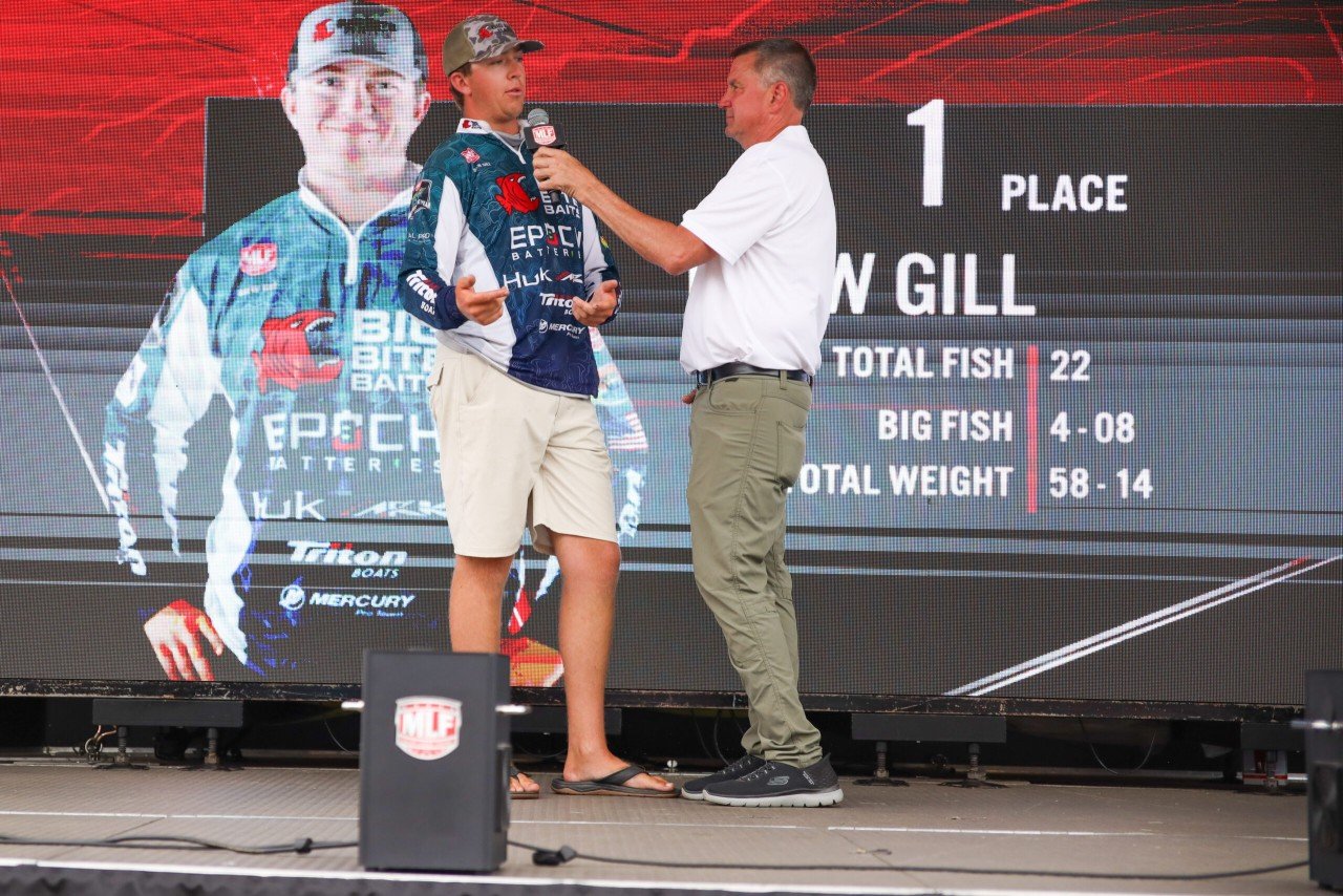 Rookie Drew Gill wins first Major League Fishing Bass Pro Tour Event at ...